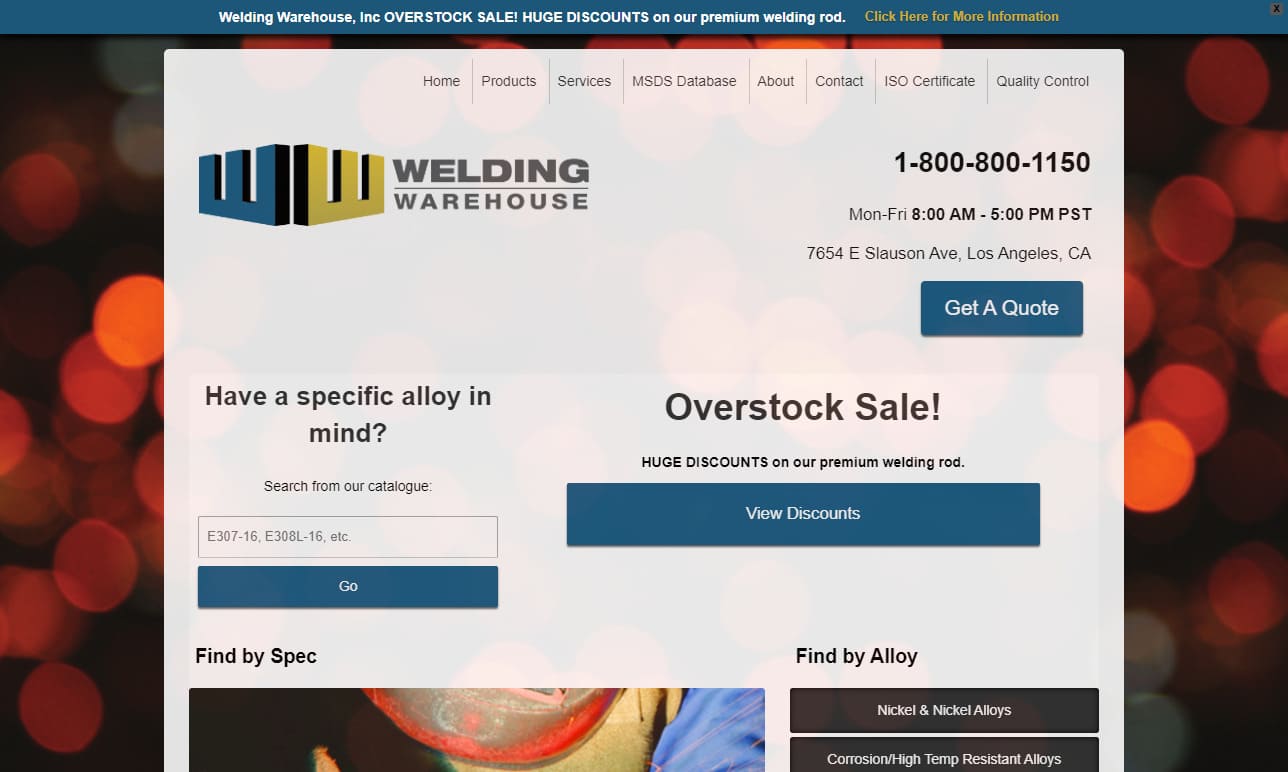 The Welding Warehouse | Nickel